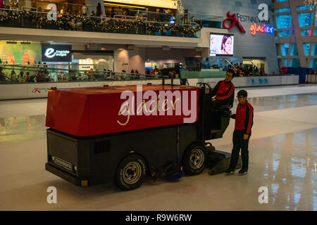 Ice resurfacer truck at Glacier Ice Rink in Hong Kong Stock Photo - Alamy