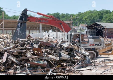 The 2012 demolition of the original Murray Turbine factory in ...