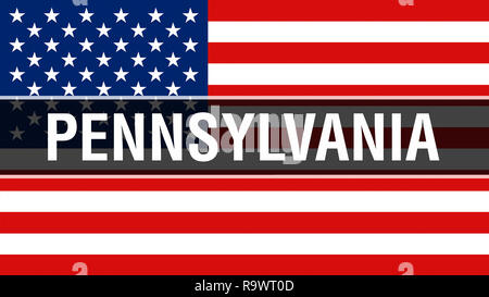 3d rendering of a Pennsylvania State flag Stock Photo - Alamy