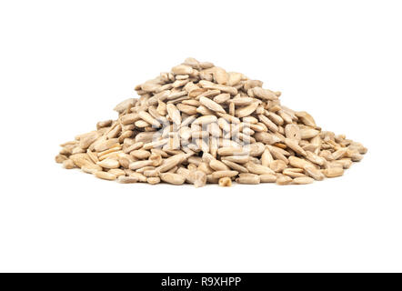 Bunch of sunflower seeds without shell on white background Stock Photo ...