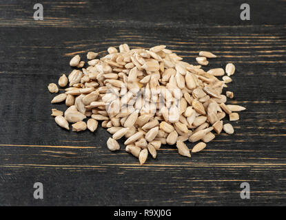Bunch of sunflower seeds without shell on white background Stock Photo ...