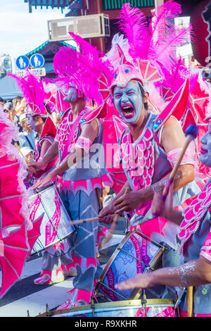 Participants in the Asakusa samba carnival in Tokyo Japan Stock Photo ...