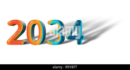HAPPY NEW YEAR 2034 Stock Photo - Alamy
