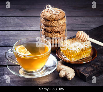 Christmas decoration. Christmas time. Rustic wooden background. Copy ...