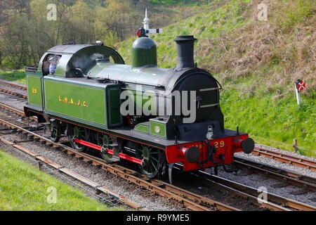 Lambton Tank No29 Steam Train LH & JC on the North Yorkshire Moors ...