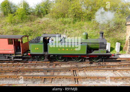 Lambton Tank No29 Steam Train LH & JC on the North Yorkshire Moors ...