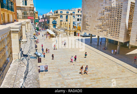 Royal Opera House Site, Valletta, Malta Stock Photo - Alamy