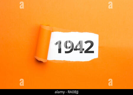 Calendar of year 1942 Stock Photo - Alamy