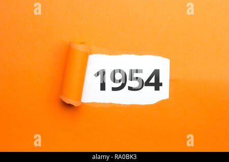 Calendar of year 1954 Stock Photo - Alamy