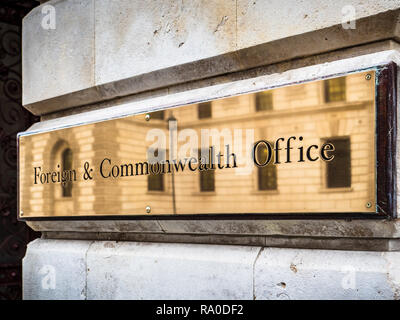 entrance to king charles street and foreign and commonwealth building ...