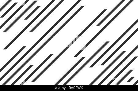 Dynamic diagonal lines pattern. Parallel straight lines with irregular width. Gradation ...