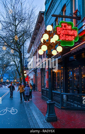The Blarney Stone, Irish Pub, Gastown, Vancouver, Canada Stock Photo ...