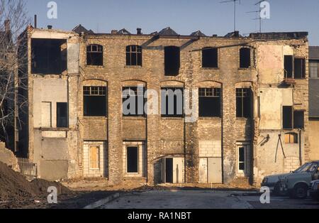 Demolition of former East German DDR Parliament Building the Palast der ...