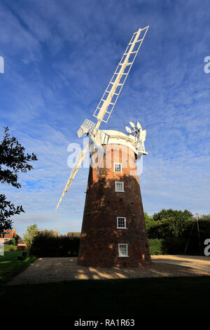 The tower windmill at East Dereham Norfolk England UK Stock Photo - Alamy
