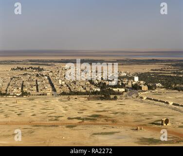 Syrian Arabic Republic. Panoramic view of the Syrian desert. Near ...
