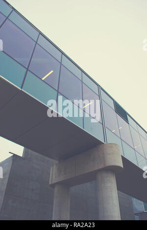 bridge connecting the two buildings Stock Photo - Alamy
