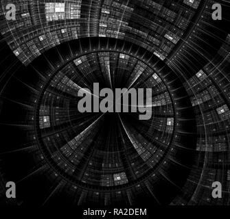 Abstract fractal wheel and spokes graphic. abstract symbols for use ...