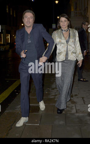 Celebrities at Claridge's Featuring: Darren Strowger Sadie Frost Where ...