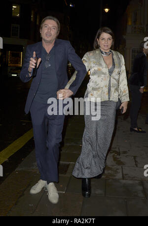 Celebrities at Claridge's Featuring: Darren Strowger Sadie Frost Where ...