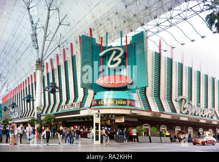Binions Gambling Hall downtown in Las Vegas Fremont Street Experience ...