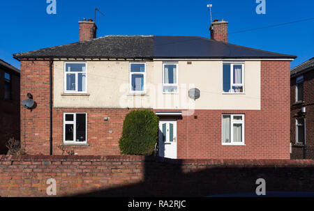 Exterior wall insulation with slip brick cladding Stock Photo - Alamy