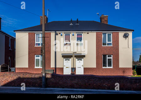 Exterior wall insulation with slip brick cladding Stock Photo - Alamy