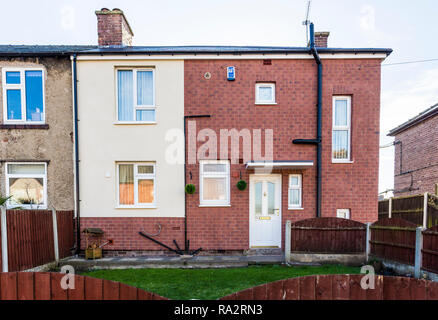 Exterior wall insulation with slip brick cladding Stock Photo - Alamy