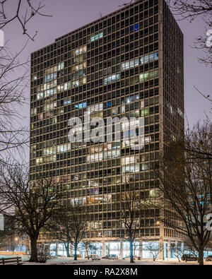 Commonwealth Plaza high rise residential building designed by Mies van ...
