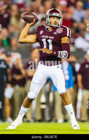 JACKSONVILLE, FL - DECEMBER 31: Texas A&M Aggies kicker Seth Small (47 ...
