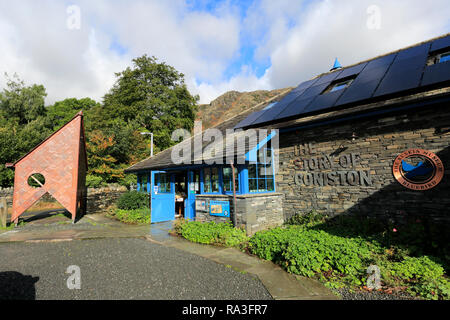 The Story of Coniston Museum, Coniston town, Lake District National ...