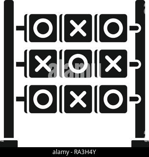 tic-tac-toe competition isolated on white background, icon or logo hand ...