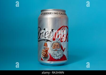 Special Edition Christmas Diet Coke can Stock Photo - Alamy