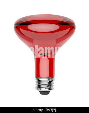 Infrared light bulb on white background Stock Photo - Alamy