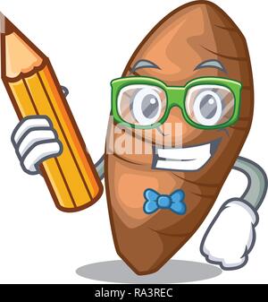 Geek taro above character board the wooden Stock Vector Image & Art - Alamy