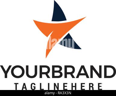 Star logo design template. star vector icon. Star logo designs stock ...