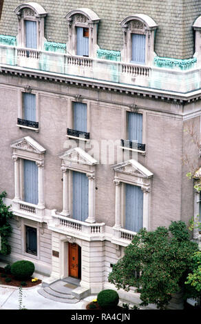 An elevated exterior view of the Soviet Embassy building at 1125 16th ...