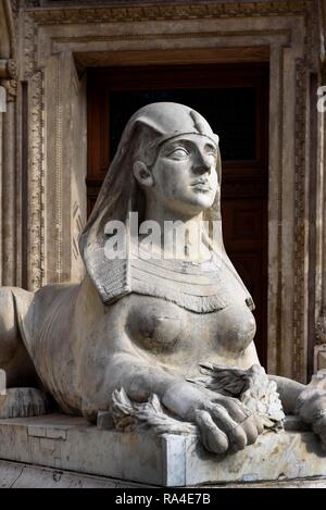 Sphinx Statue, Budapest Opera House, Hungary Stock Photo - Alamy