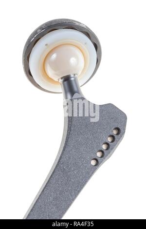 Hip joint prosthesis, close up Stock Photo - Alamy