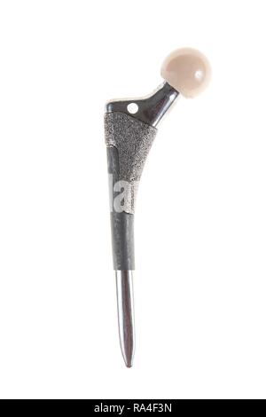 Endoprosthesis, artificial hip joint, consisting of hip shaft, ball ...