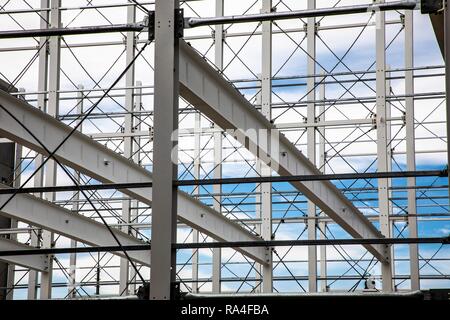 building metal structure or building skeleton or building shell or ...