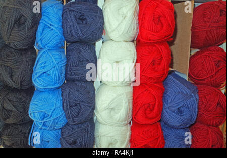 Wool's balls close-up Stock Photo - Alamy