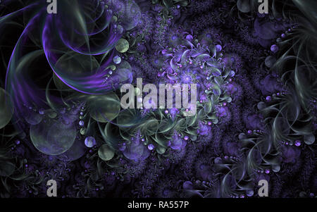 Fairy Infinite Abstract floral pattern. Bright colors and sparkling ...