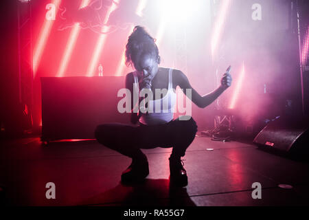 The American singer Abra performs a live concert at the Red Bull Music ...