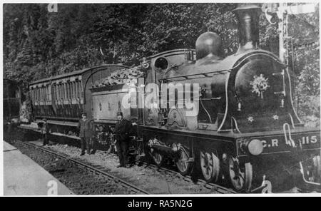 Caledonian Railway Drummond Class 80 "Coast Bogie" type 4-4-0 ...