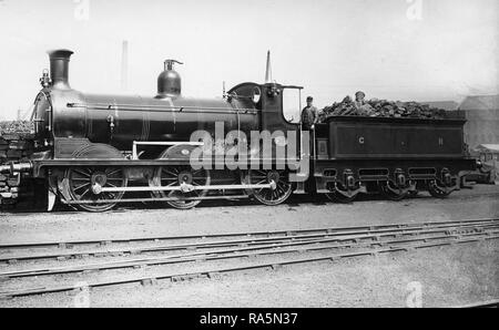 Caledonian Railway "Jumbo" 0-6-0 steam locomotive that appears to be ...
