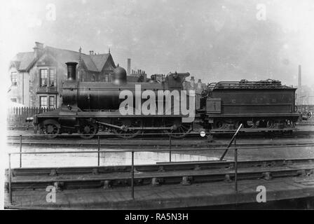 Caledonian Oban Bogie 4-4-0 steam locomotive No.181 as rebuilt by ...