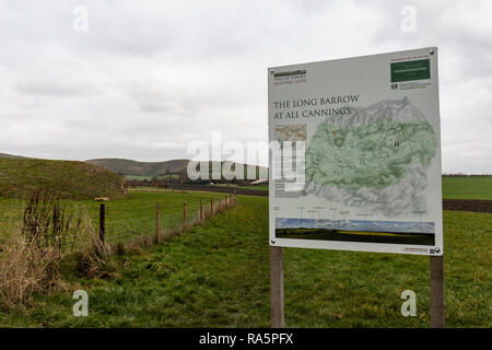The Long Barrow at All Cannings - a place for cremated remains in urns ...