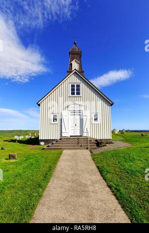Strandarkirkja in Selvogur on southern Iceland is a famous church often ...
