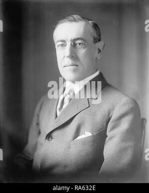 Woodrow Wilson portrait ca. early 1900s Stock Photo - Alamy