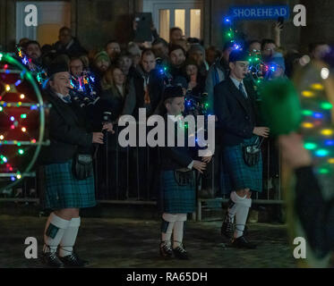 The Fireball Ceremony at Hogmanay, Stonehaven, Aberdeenshire, Scotland ...